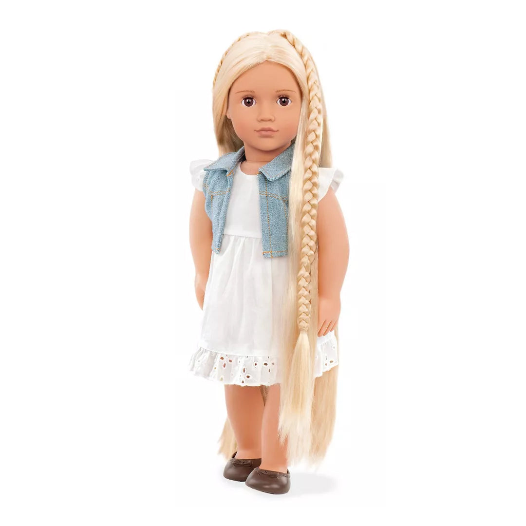 Muñeca Phoebe - HAIR GROW DOLL, BLOND. – La Sonrisa del Caimán
