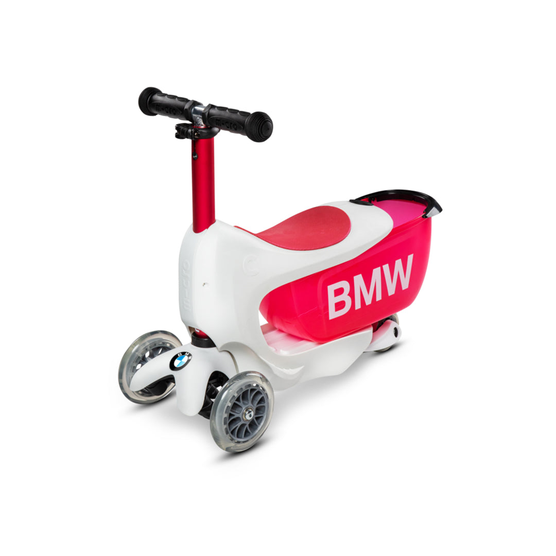 Monopatin - BMW - WHITE/RASPBERRY – La Sonrisa del Caimán