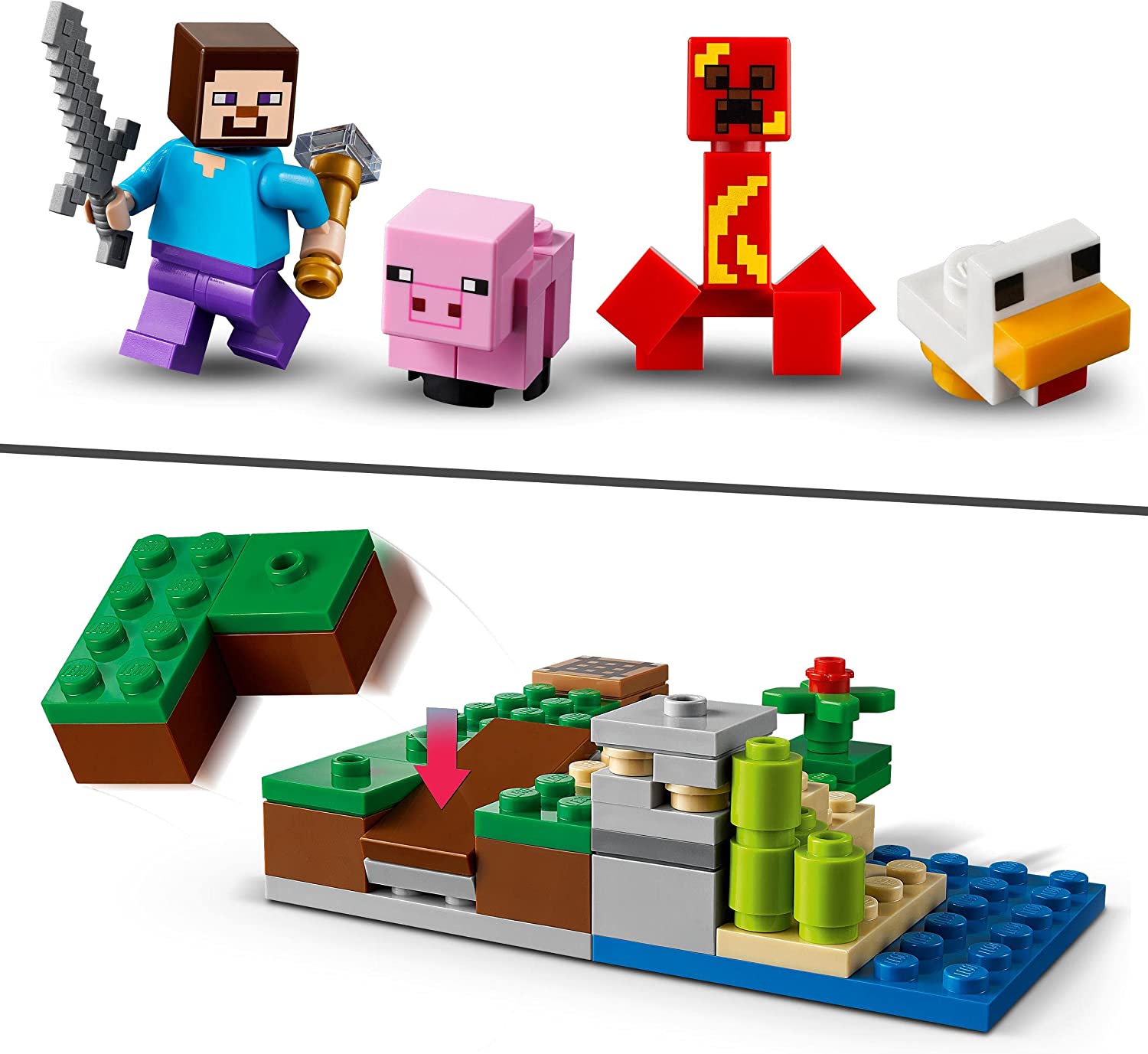 21177- (LEGO) The Creeper™ Ambush – La Sonrisa del Caimán